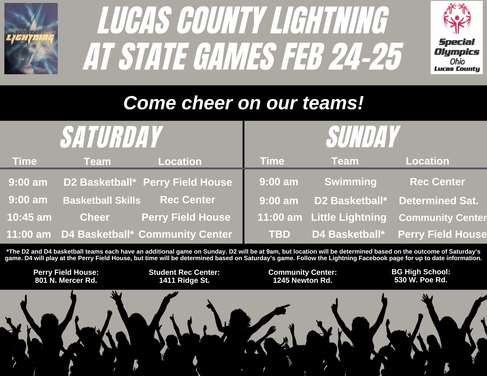 Lucas County Lightning at States | Lucas County Board of Developmental ...