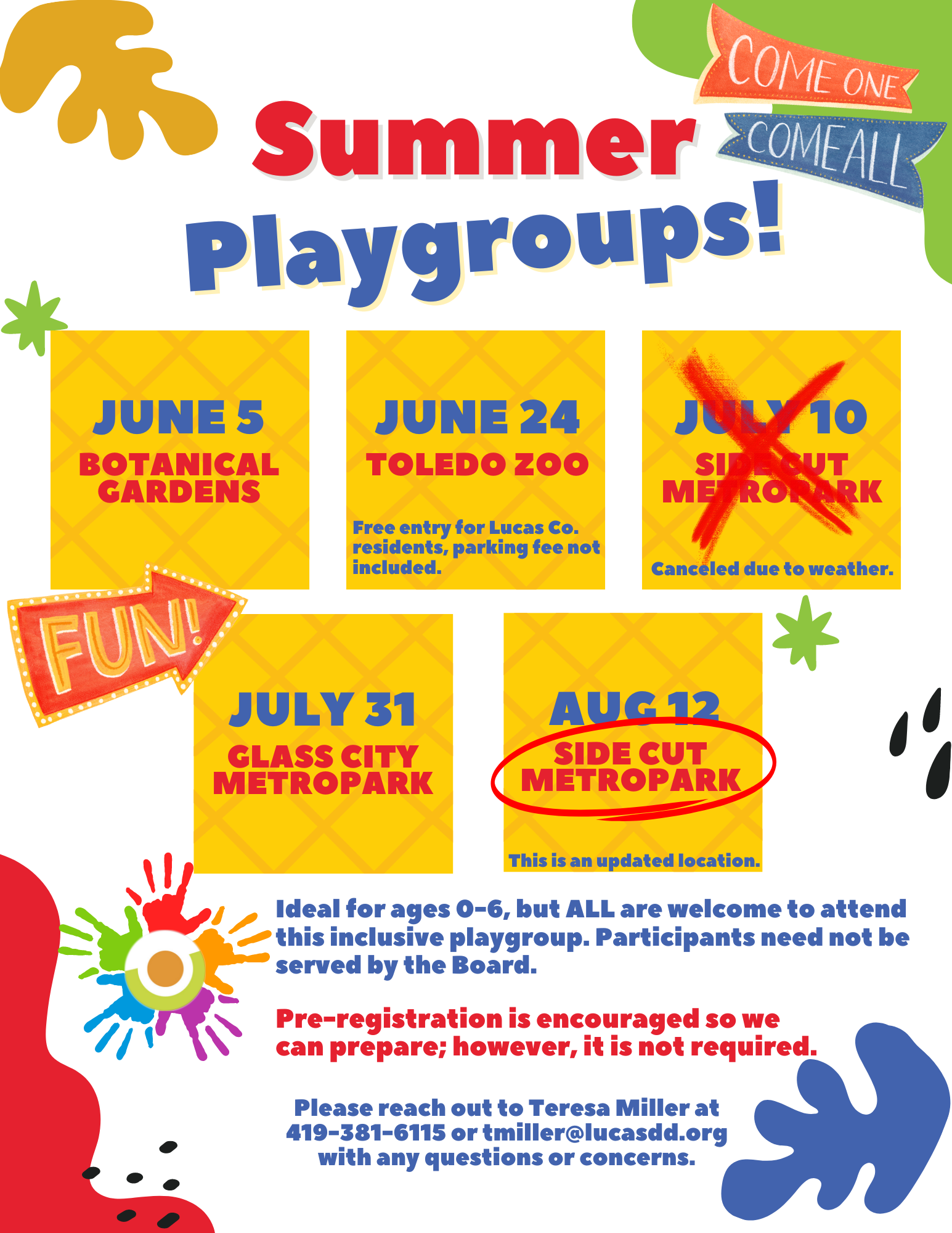 Summer Playgroup | Lucas County Board of Developmental Disabilities
